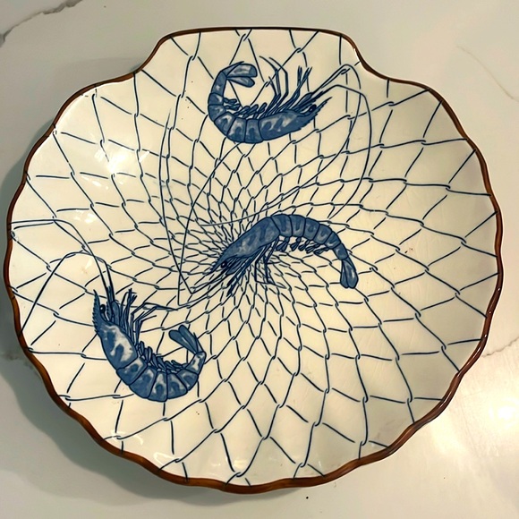 Vintage | Dining | Vintage 98s Japanese Asahi Porcelain Prawn Motifs ...